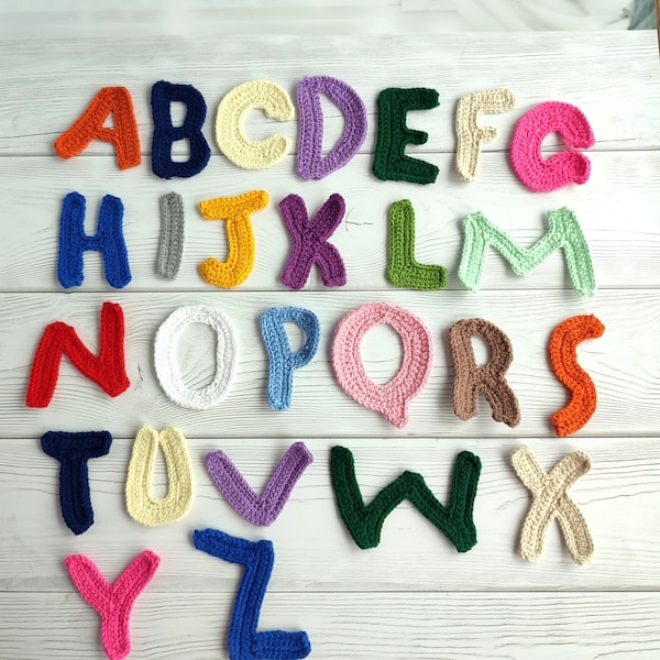 Crochet Letters - Etsy