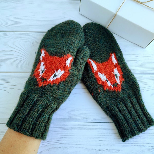 Fox Mittens - Etsy