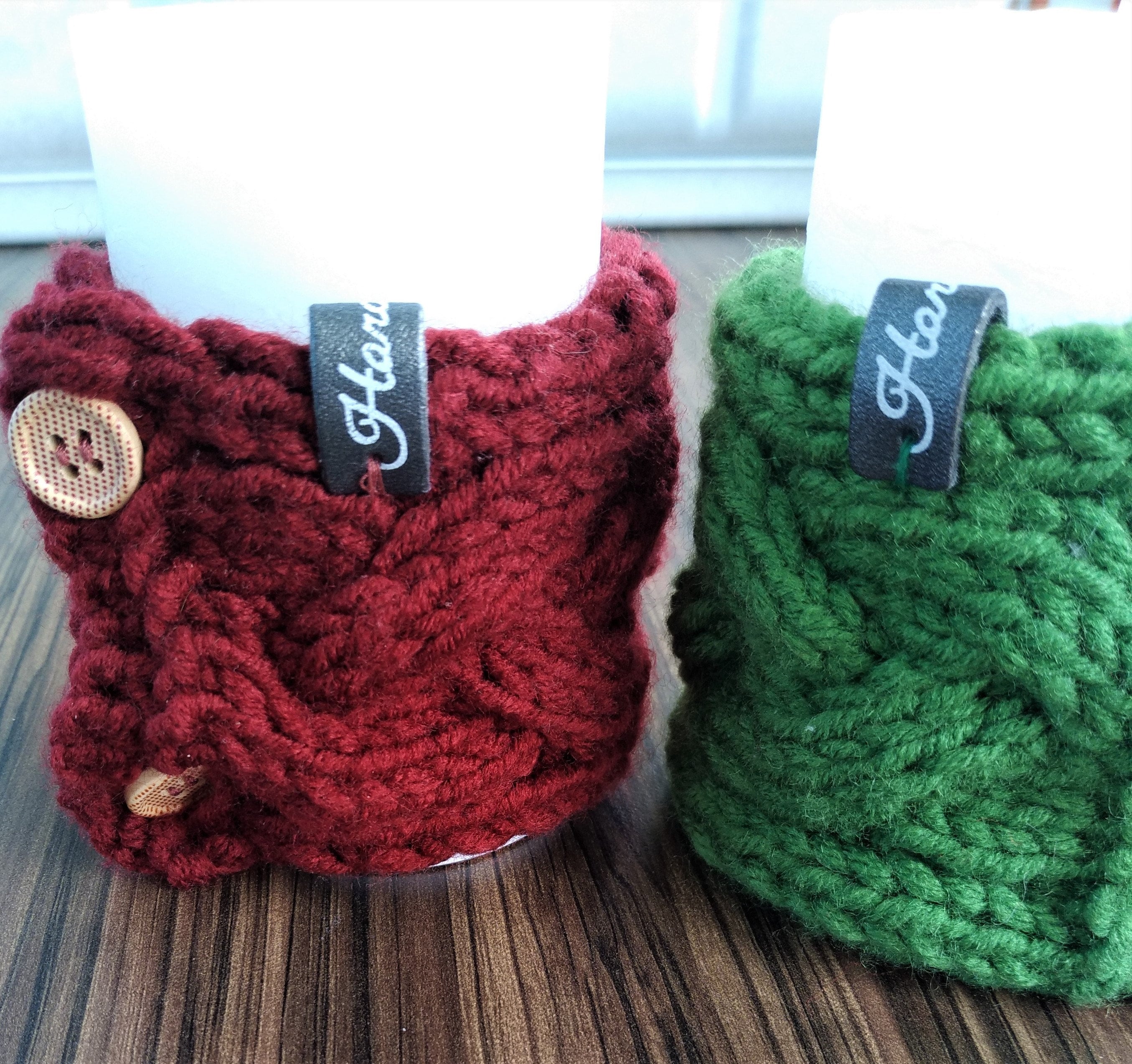Candle Sweater. Cable Candle Cozy. Candle Cover - Etsy