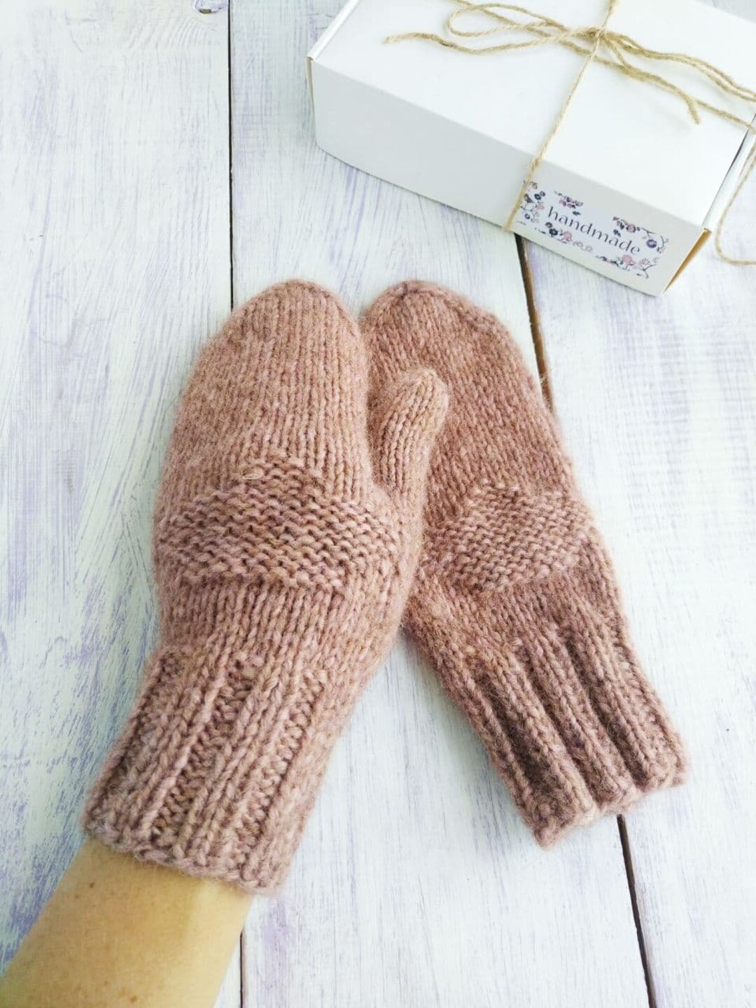 Alpaca Mittens. Handmade Mittens. - Etsy
