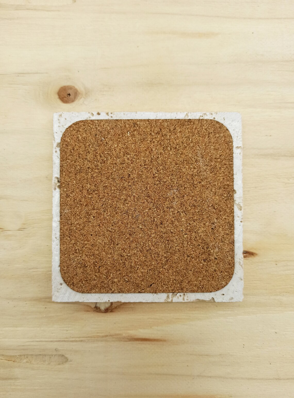 Dali Paintings Travertine Natural Stone Coaster Set With Decorative ...