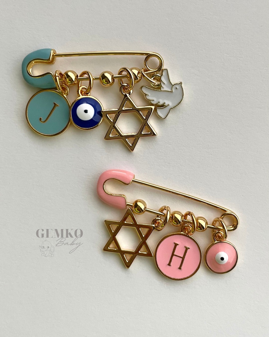 Personalized Baby Pin | Star of David | Baby Brooch | Baby Accessory ...