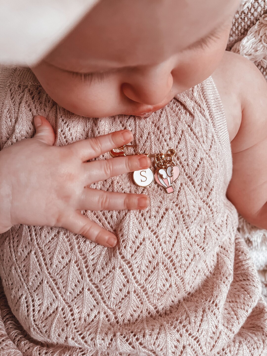 Personalized Gold Baby Pin | Baby Brooch | Baptism Pin | Stroller Pin ...