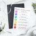 7 Chakras Card With Meaning chakra Balancing Printable Download - Etsy ...