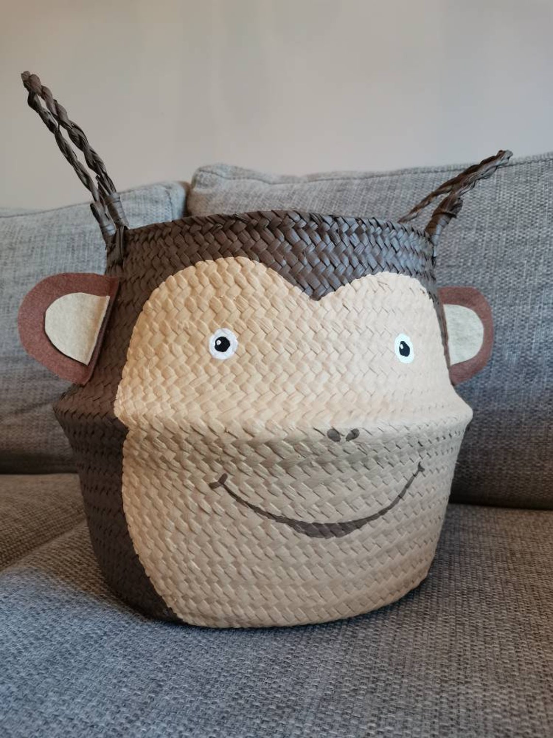 Monkey Belly Basket - Etsy