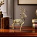Handmade Brass Deer Figurine, Solid Brass Deer Statue, Brass Animals - Etsy