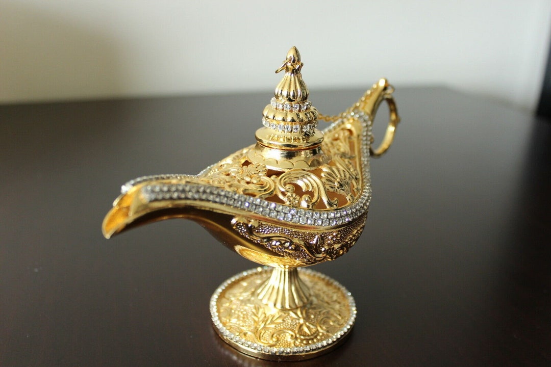 Aladdin's Magic Lamp, Genie Lamp, Incense Holder, Incense Burner ...