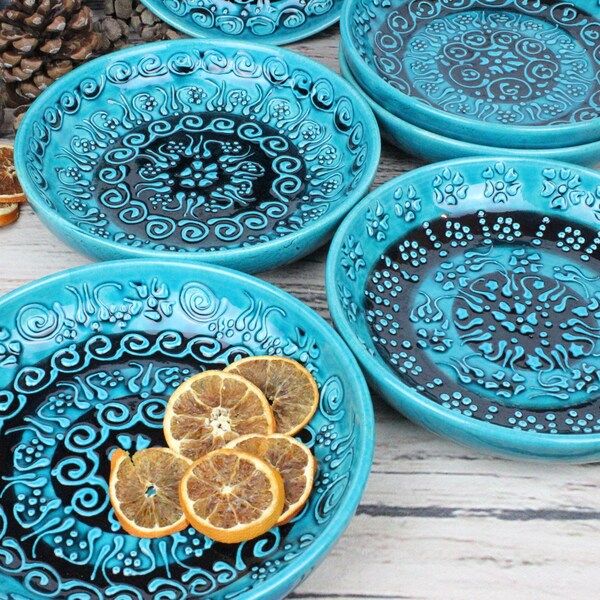 Turkish Dinner Plates Set - Etsy