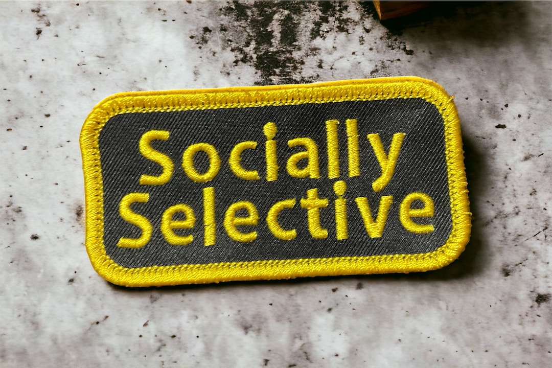 Socially Selective Pet Patch, Dog Patch, Pet Patch, Pet Vest Patch, Sew ...