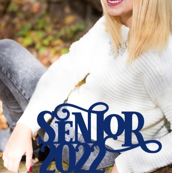 2022 Senior Photo Prop 2022 Wood Sign for Graduation Class | Etsy