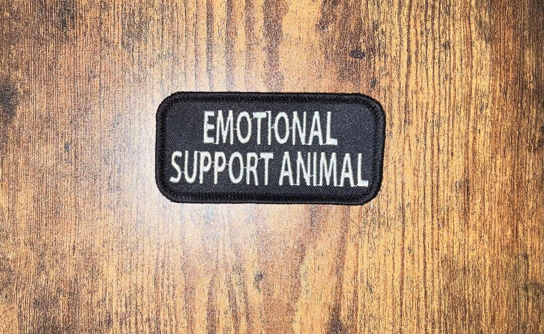Emotional Support Animal Dog Patch, Pet Patch, Pet Vest Patch, Sew-on ...