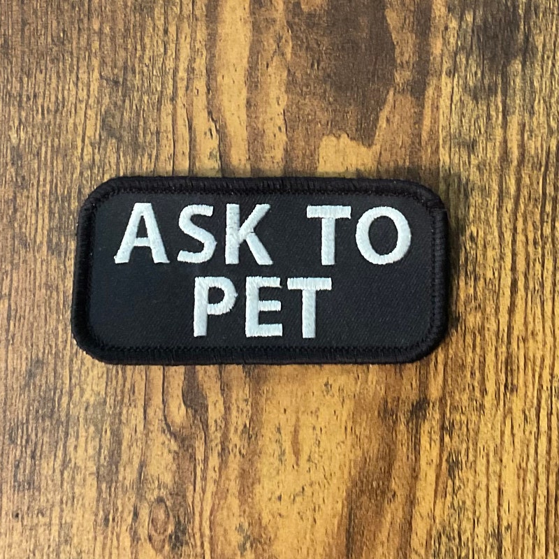 Do Not Pet Patch - Etsy