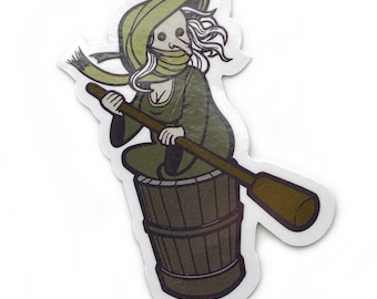 Baba Yaga Sticker - Etsy