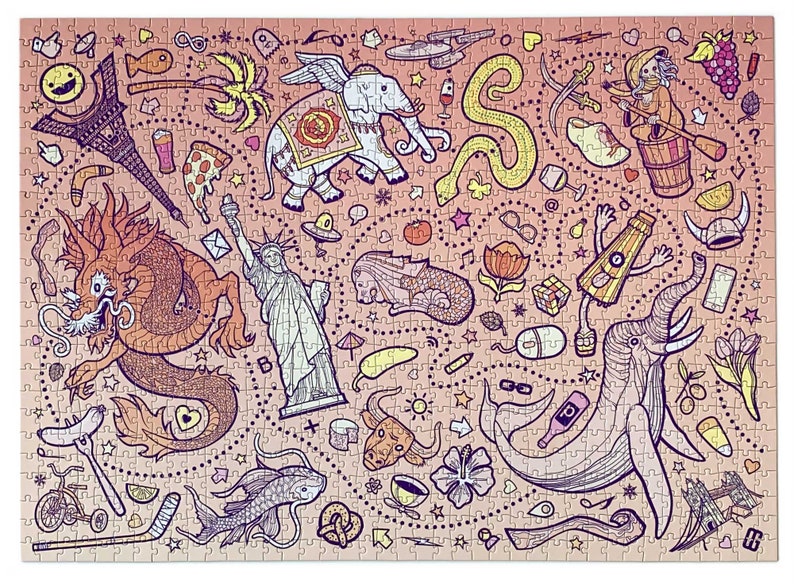 Curio 1000 Piece Jigsaw Puzzle - Etsy