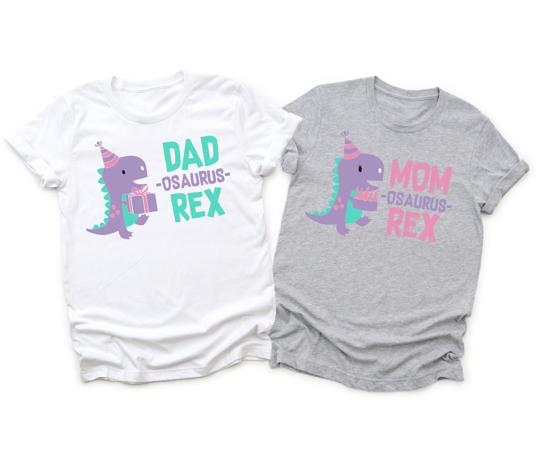 Mom O Saurus Dinosaur Shirt, Dad O Saurus Dinosaur Shirt, Dinosaur ...