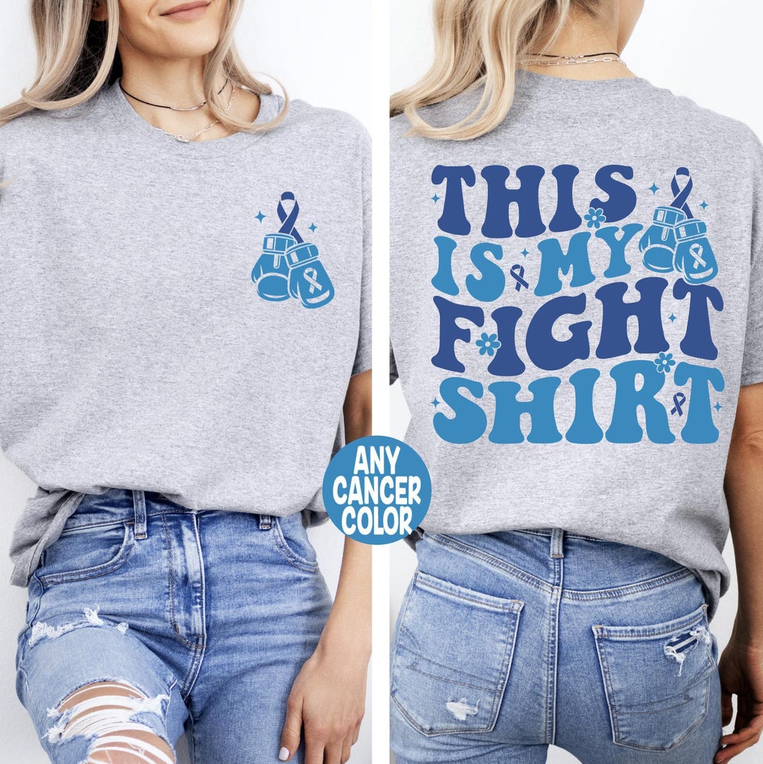 This is My Fight Shirt, Cancer Fighter Shirt, Cancer Warrior Shirt ...