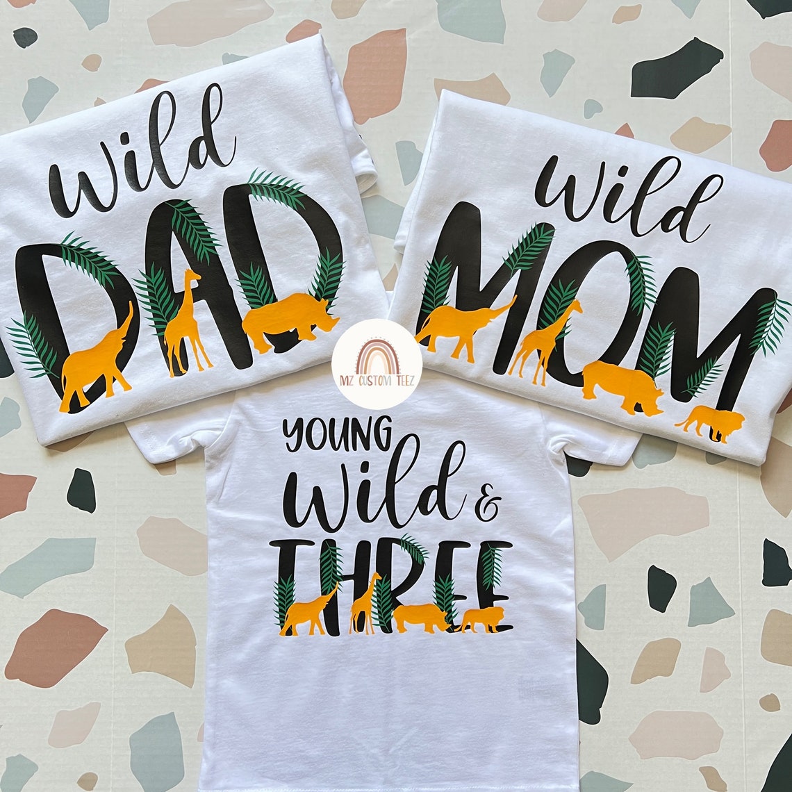 Young Wild Three Birthday Shirt Wild Birthday Shirt Safari - Etsy