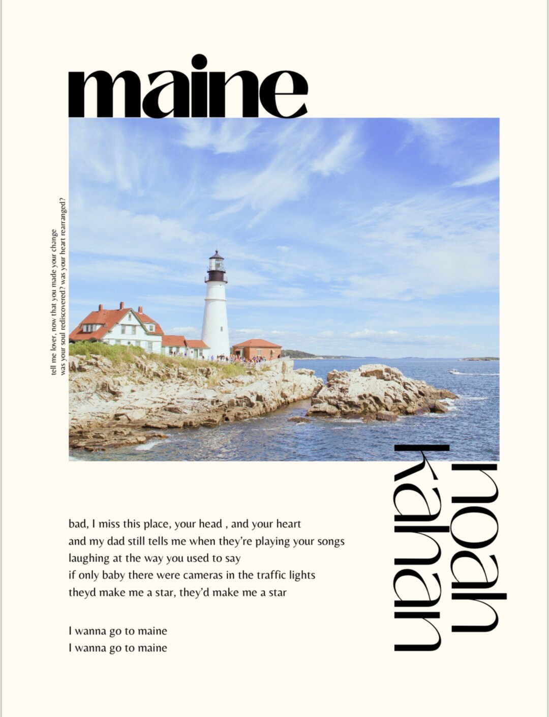 Noah Kahan Posters - Etsy