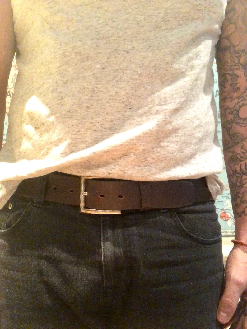 Genuine Leather Removable Buckle Snaps Heavy Duty Worker made - Etsy