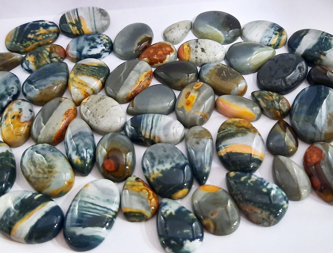 Mookaite Jasper Gemstone Lot Green and White Color Mix Shapes - Etsy Canada