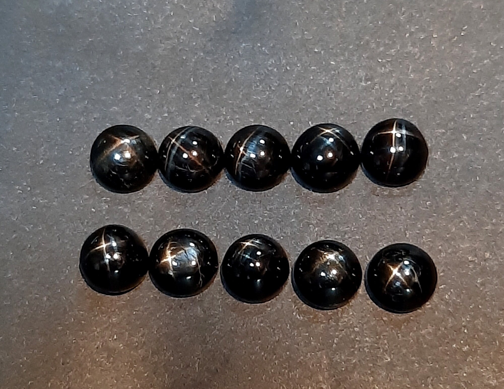 Black Star Diopside Gemstone Loose Blackstar Diopside Stone 7x7 Round ...