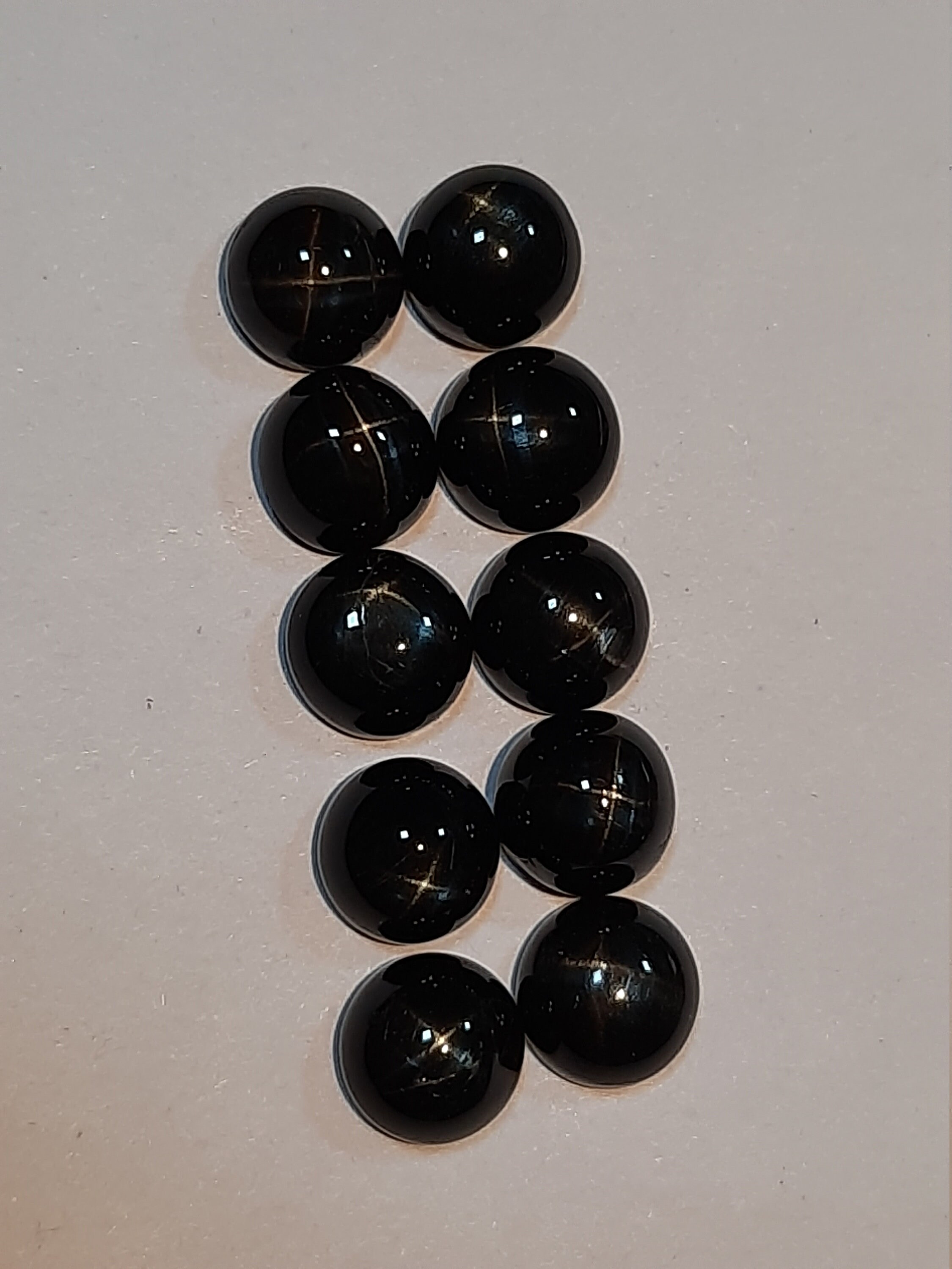 Black Star Diopside Gemstone Loose Blackstar Diopside Stone 7x7 Round ...