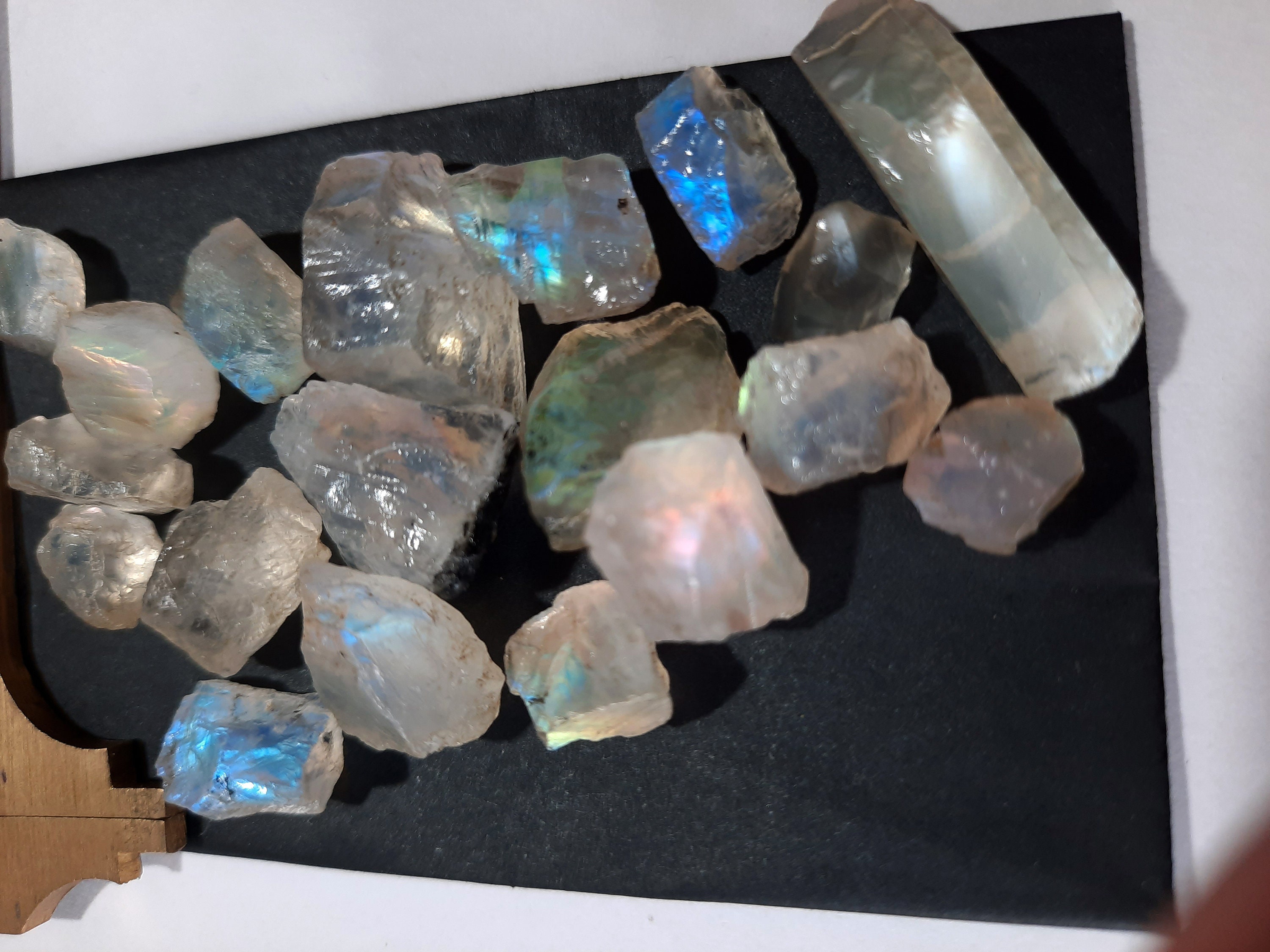 Large Top Quality Raw Moonstone Pieces, Rough Moonstone Slabs, Raugh ...