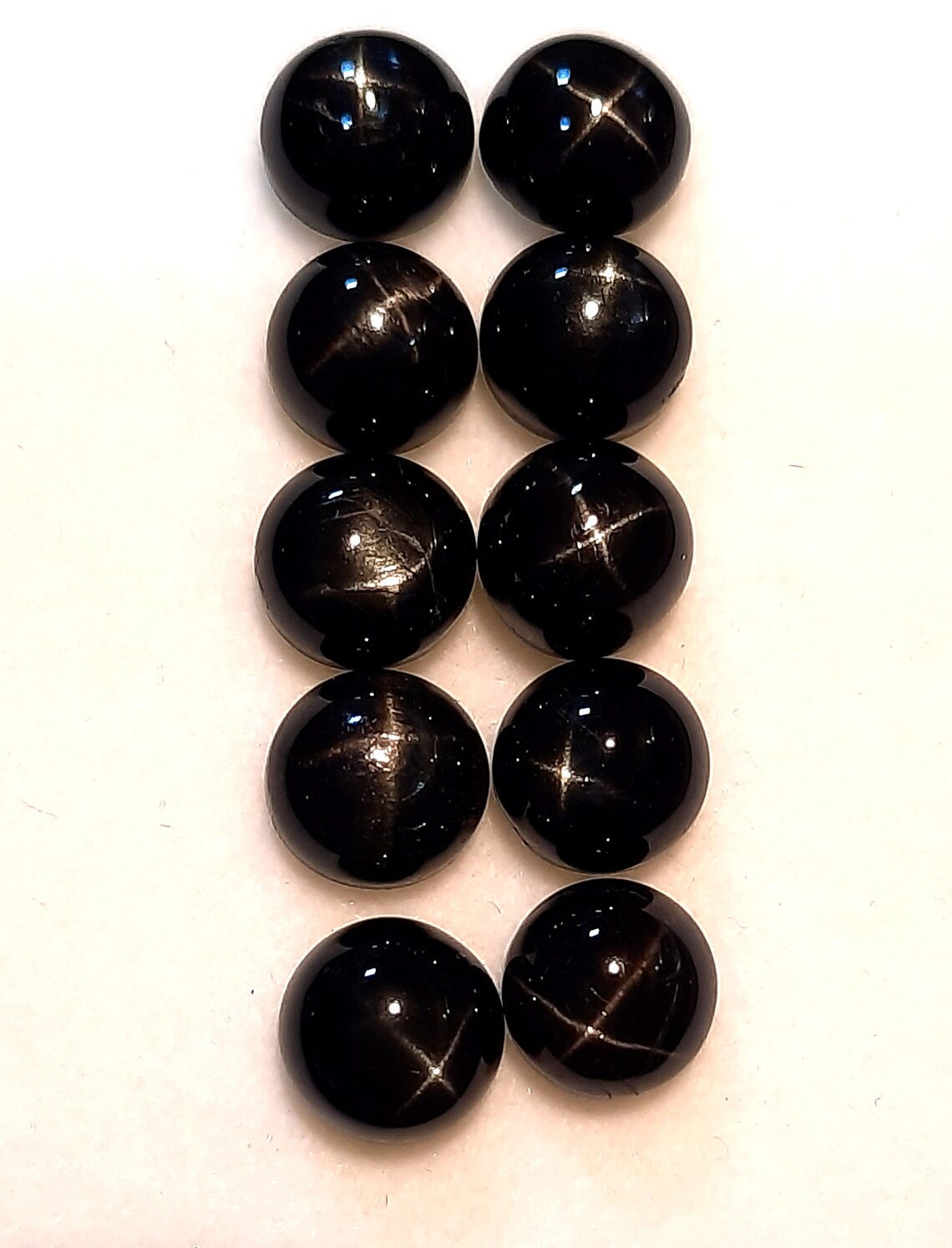Black Star Diopside Gemstone Loose Blackstar Diopside Stone 7x7 Round ...
