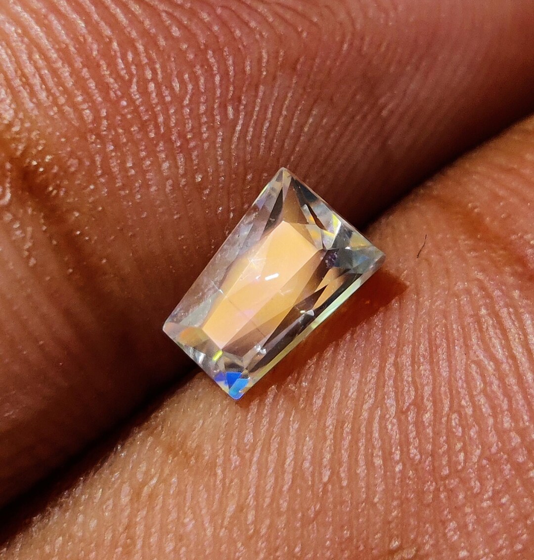 Rainbow Andesine Labradorite Stone: 0.52 Carat Faceted Fancy Cut - Etsy