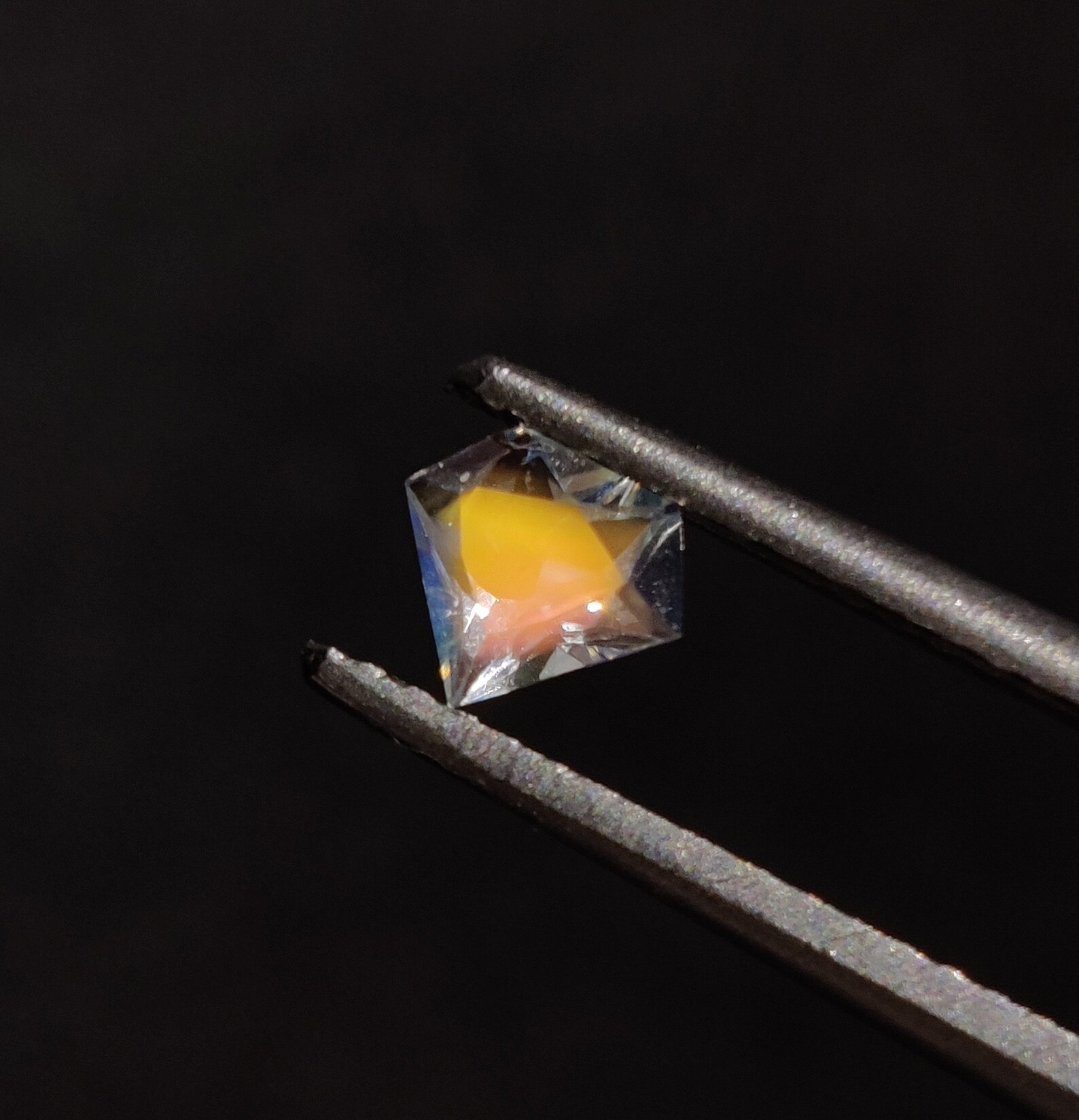 Rainbow Andesine : Diamond Cut, Multi-color Gemstone (0.23 Carat) - Etsy