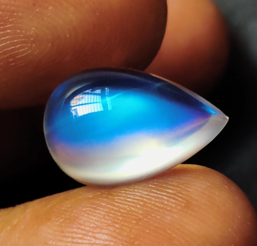 Royal Blue Moonstone 100 % Natural Moonstone Very Sharp Blue Shine ...