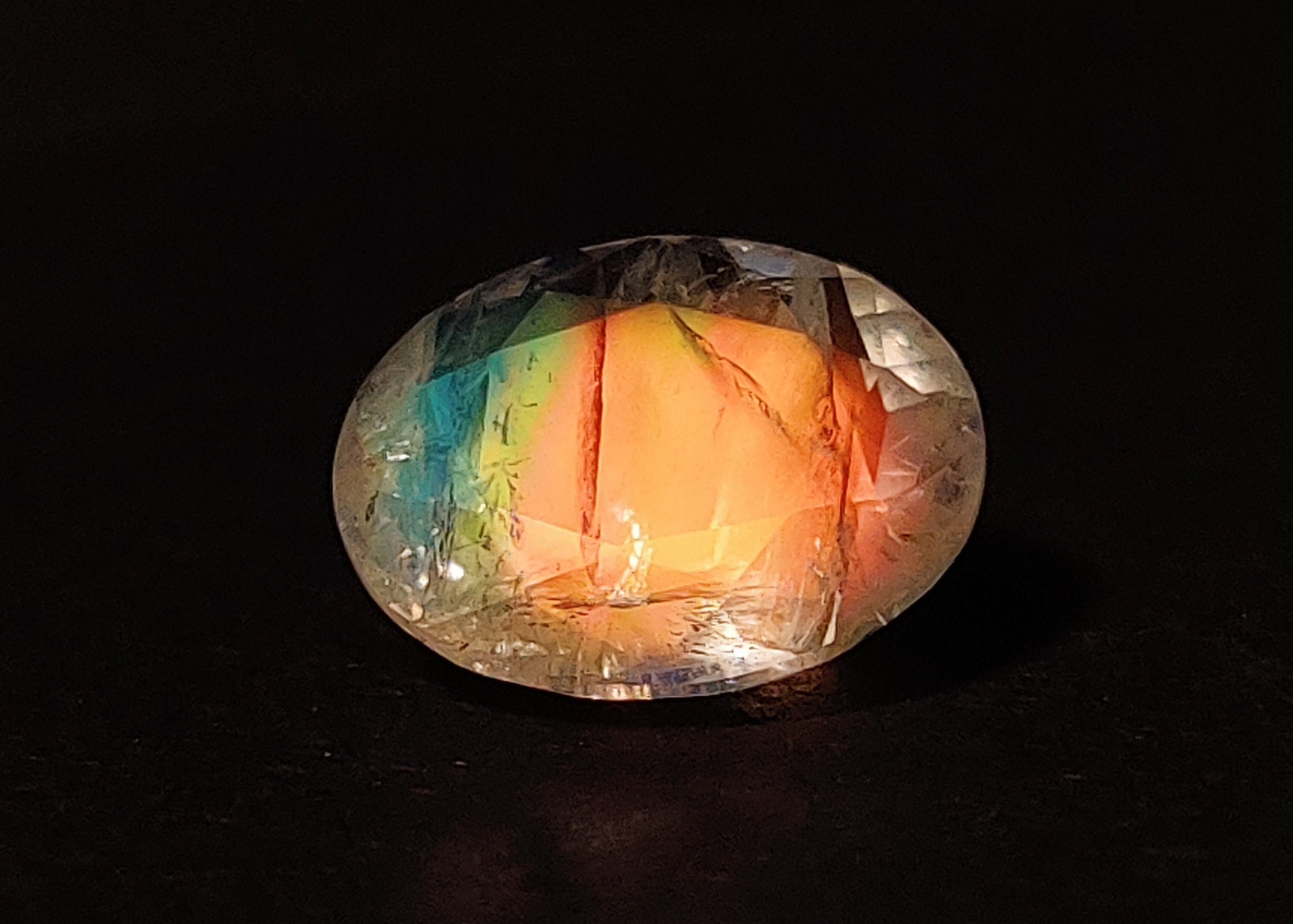 Regenbogen Labradorit ( Andesin ) Mehrfarbiger Auffälliger Stein ...