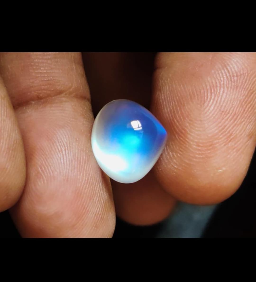 Blue Moonstone/rainbow Blue Sheen/flashy Stone Loose Gemstone, 100% ...
