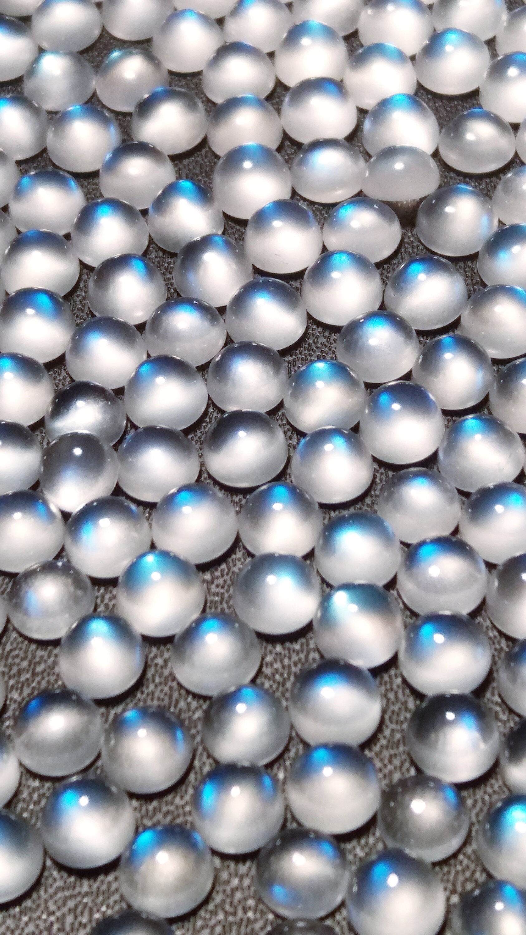 Royal Blue Moonstone Milky 100% Natural Moonstone Very Sharp Blue Sheen ...
