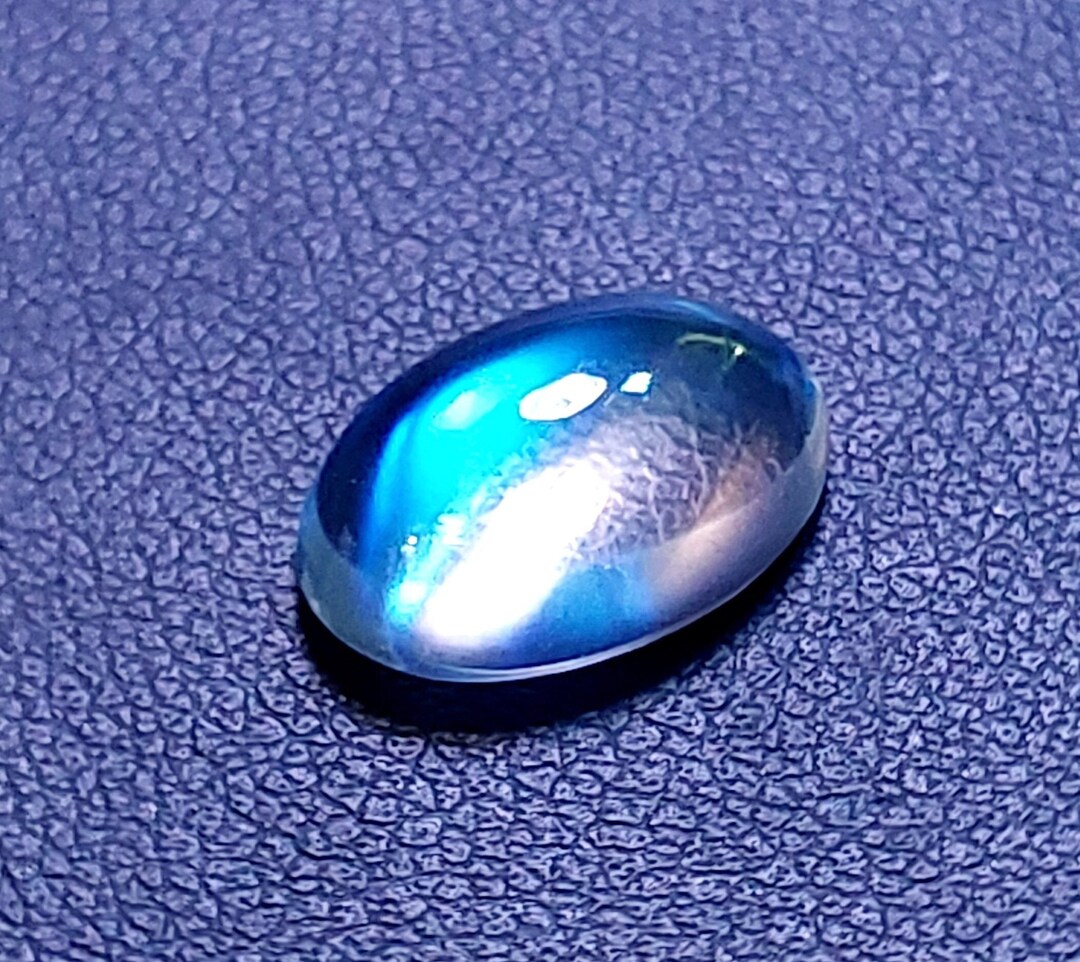 Royal Blue Moonstone 100% Natural Very Sharp Blue Sheen/ Flashy Amazing ...