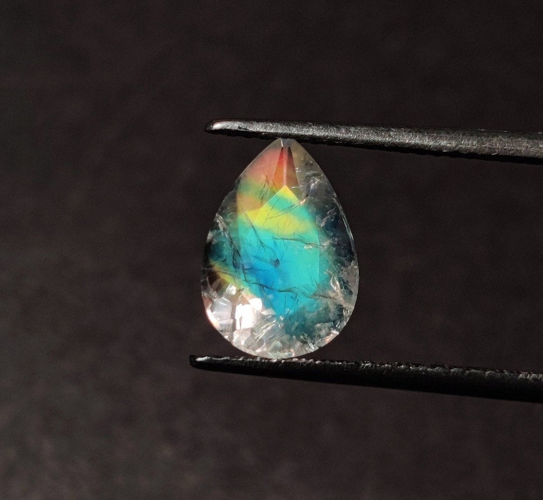 Regenbogen Labradorit Andesin mehrfarbiger auffälliger Stein ...