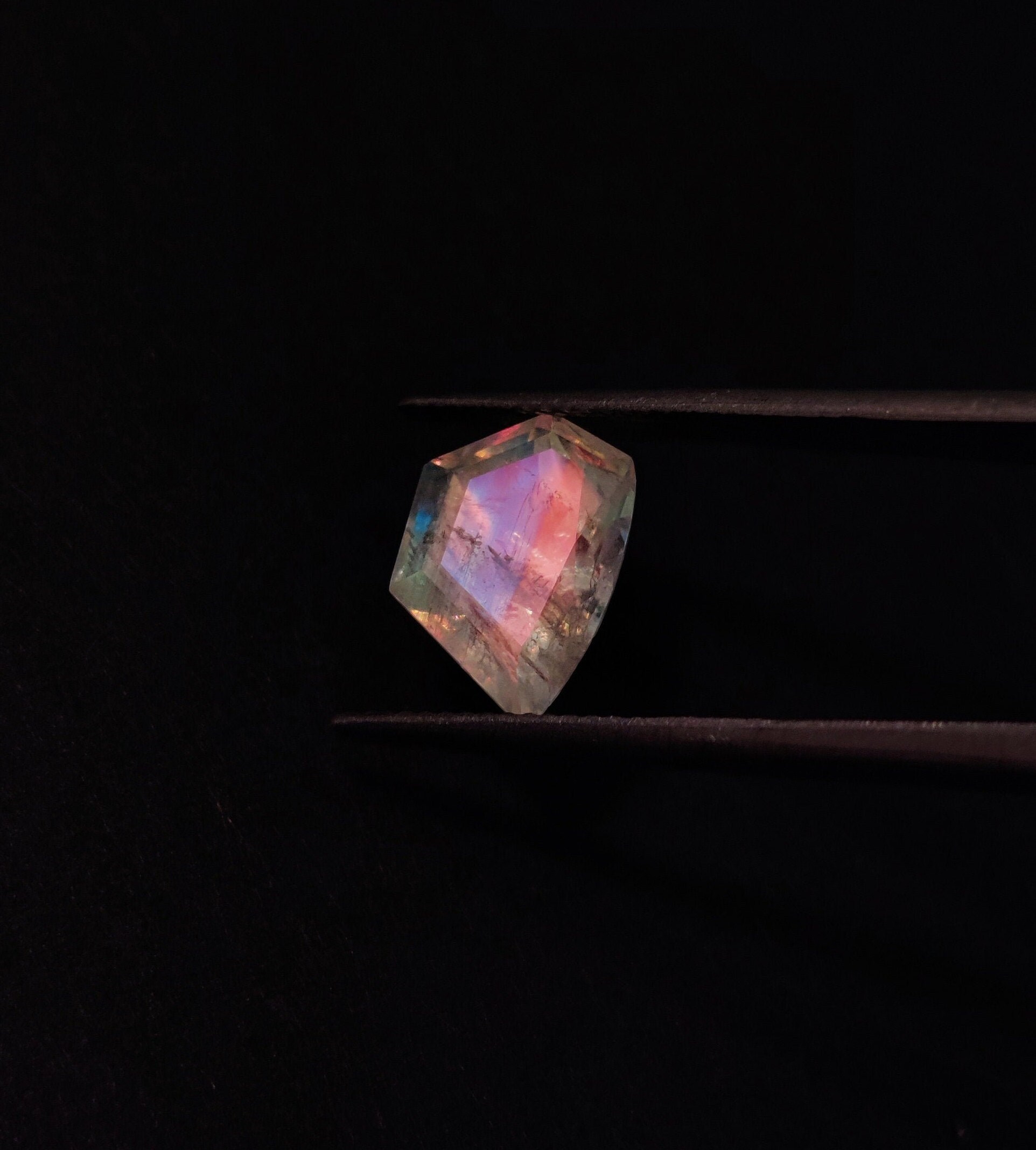 Rainbow Labradorite Andesine Multy Color Flashy Stone | Etsy