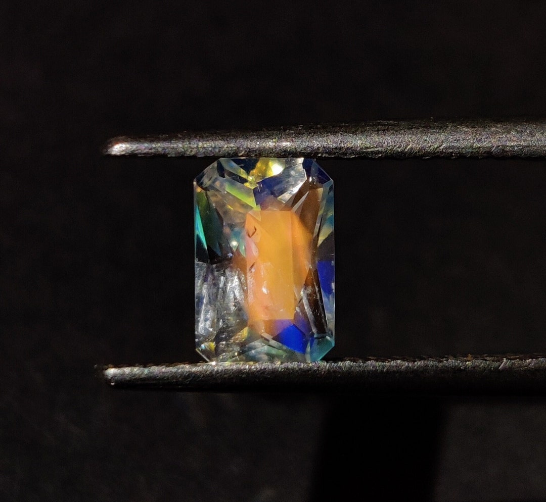 Buy Rainbow Andesine Labradorite Orange Multi Color Flashy Stone ...