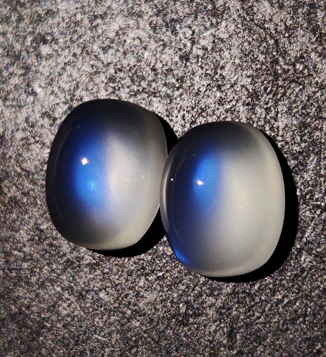 Royal Blue Moonstone 100% Natural Stones Very Sharp Blue Sheen/flashy ...