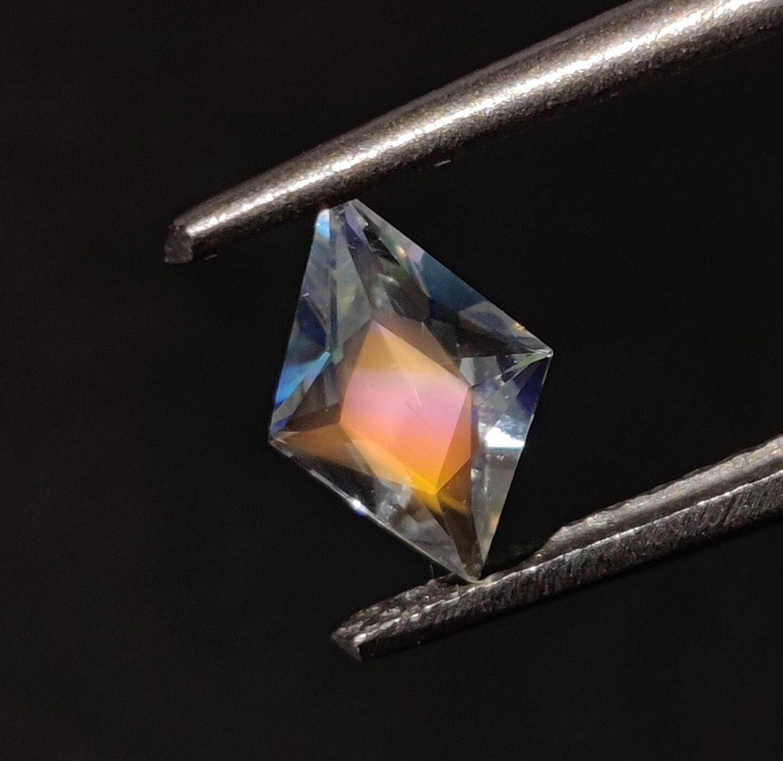 Rainbow Andesine Labradorite: Lozenge Cut Gemstone, 0.41 Carat - Etsy