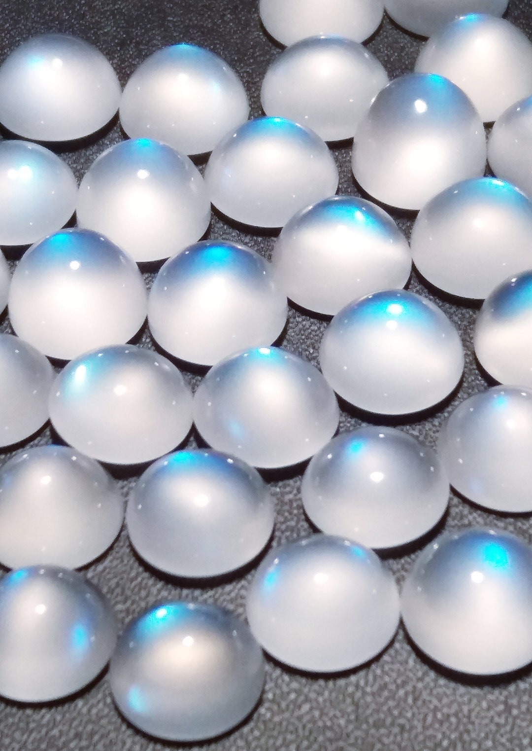 Royal Blue Moonstone Milky 100 % Natural Moonstone Very Sharp Blue ...
