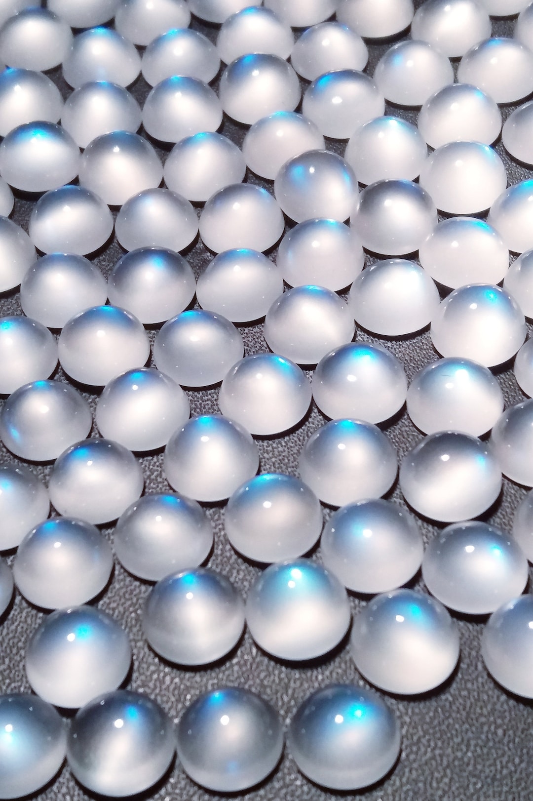 Royal Blue Moonstone Milky 100% Natural Moonstone Very Sharp Blue Sheen ...