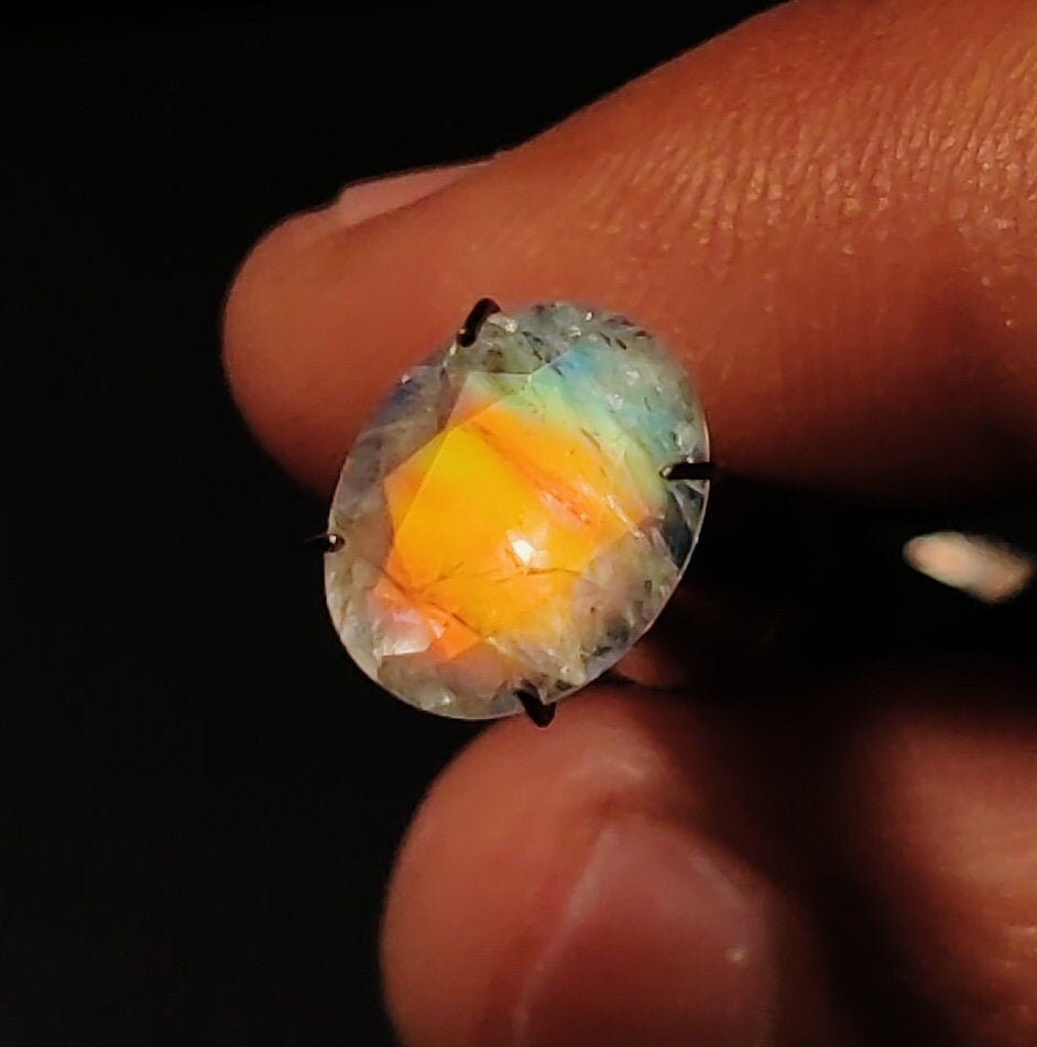 Regenbogen Labradorit ( Andesin ) Mehrfarbiger Auffälliger Stein ...