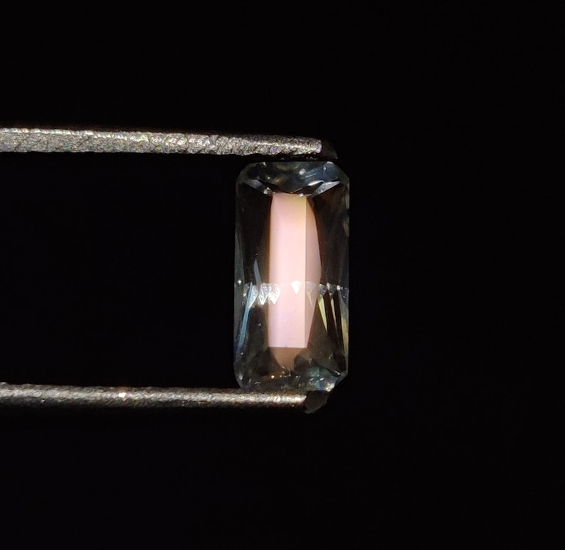Rainbow Andesine : Pink Octagon Cut Gemstone, 0.56 Carat - Etsy
