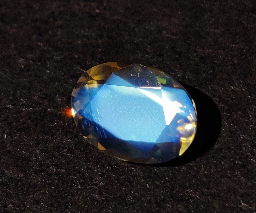 Blue Moon Stone Rainbow AAAAAA+ Quality Blue Flashy Oval Faceted 8.00 X ...