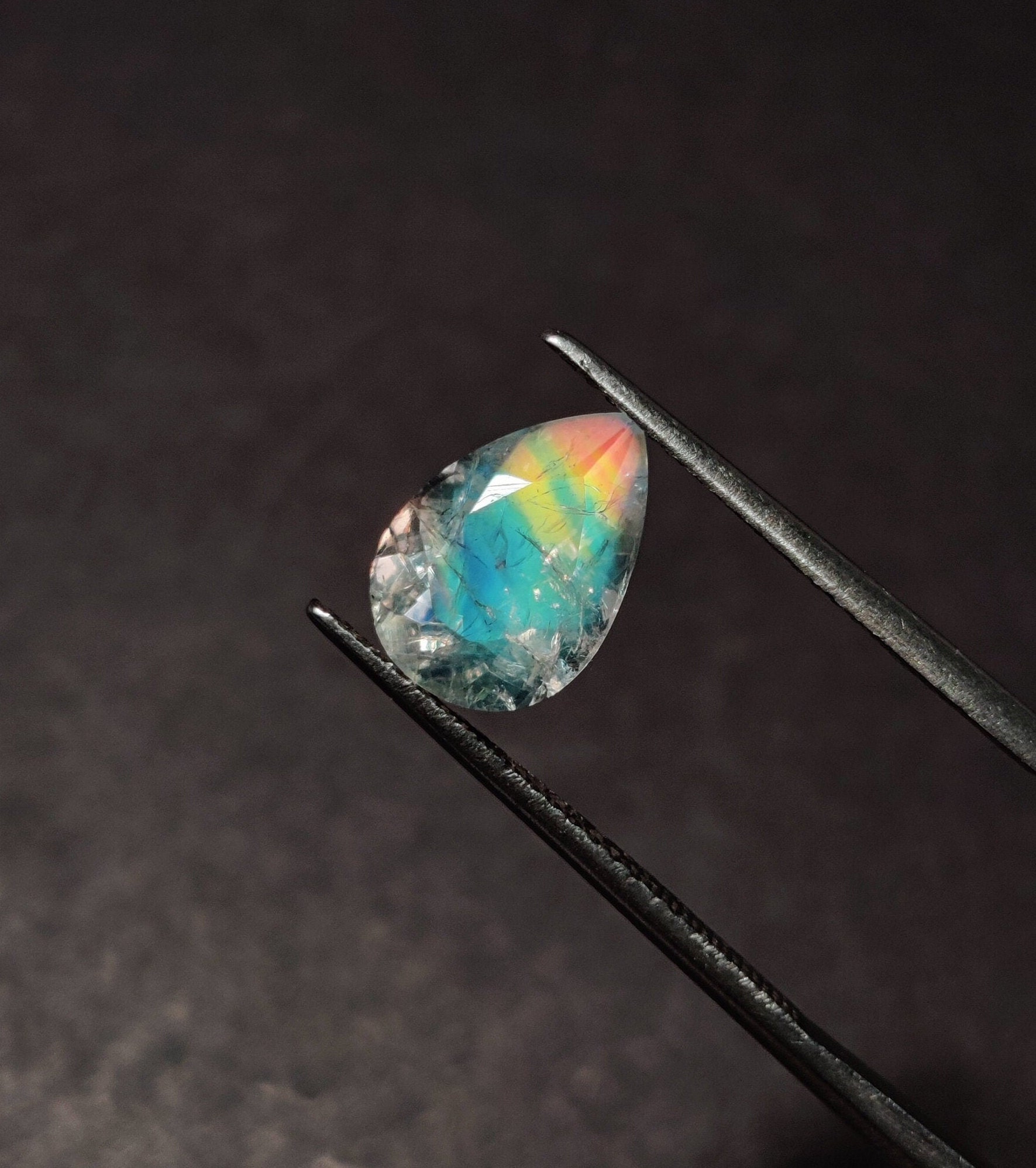 Regenbogen Labradorit Andesin Mehrfarbiger Auffälliger - Etsy.de