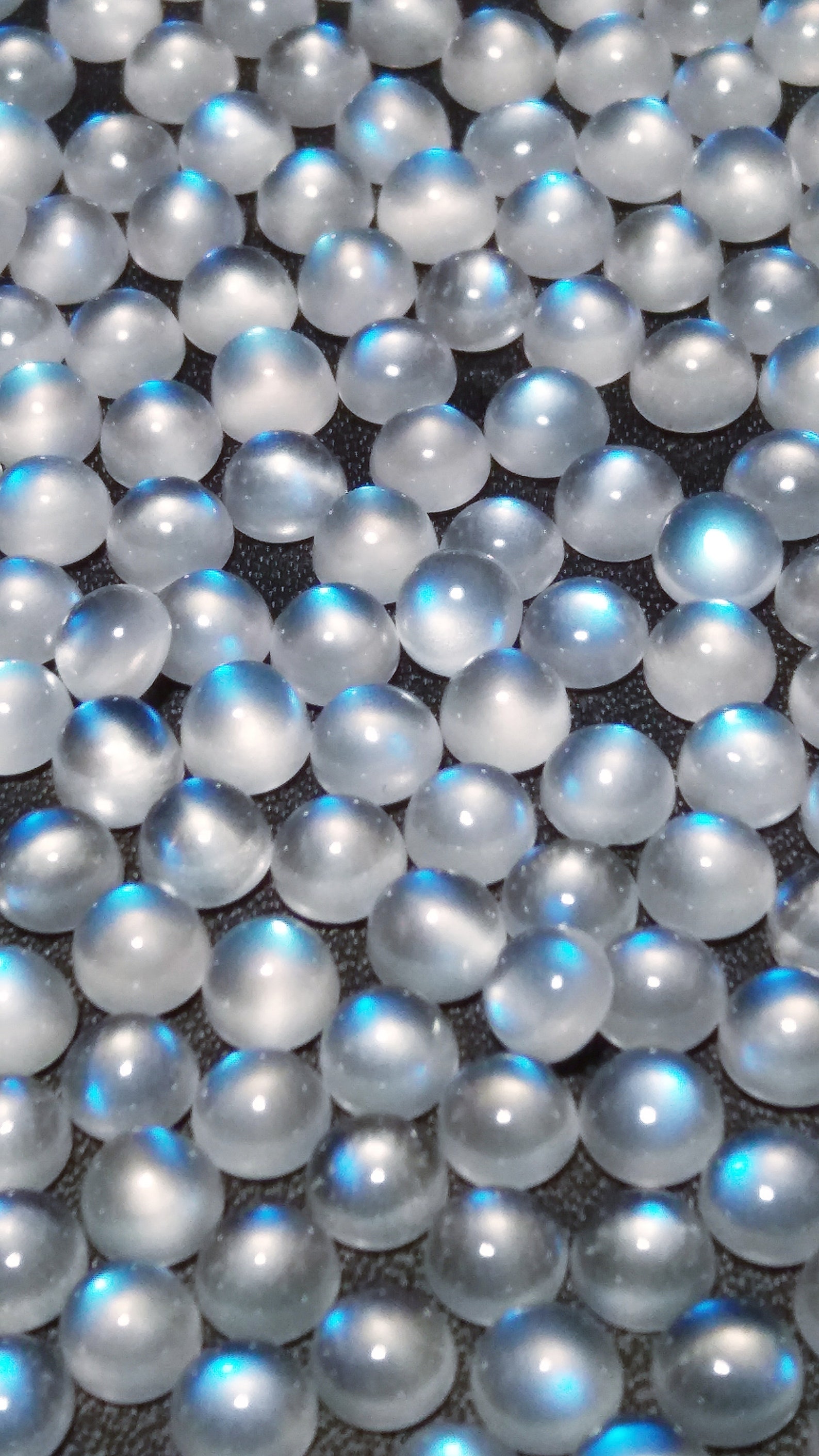 Royal Blue Moonstone Milky 100% Natural Moonstone Very Sharp Blue Sheen ...