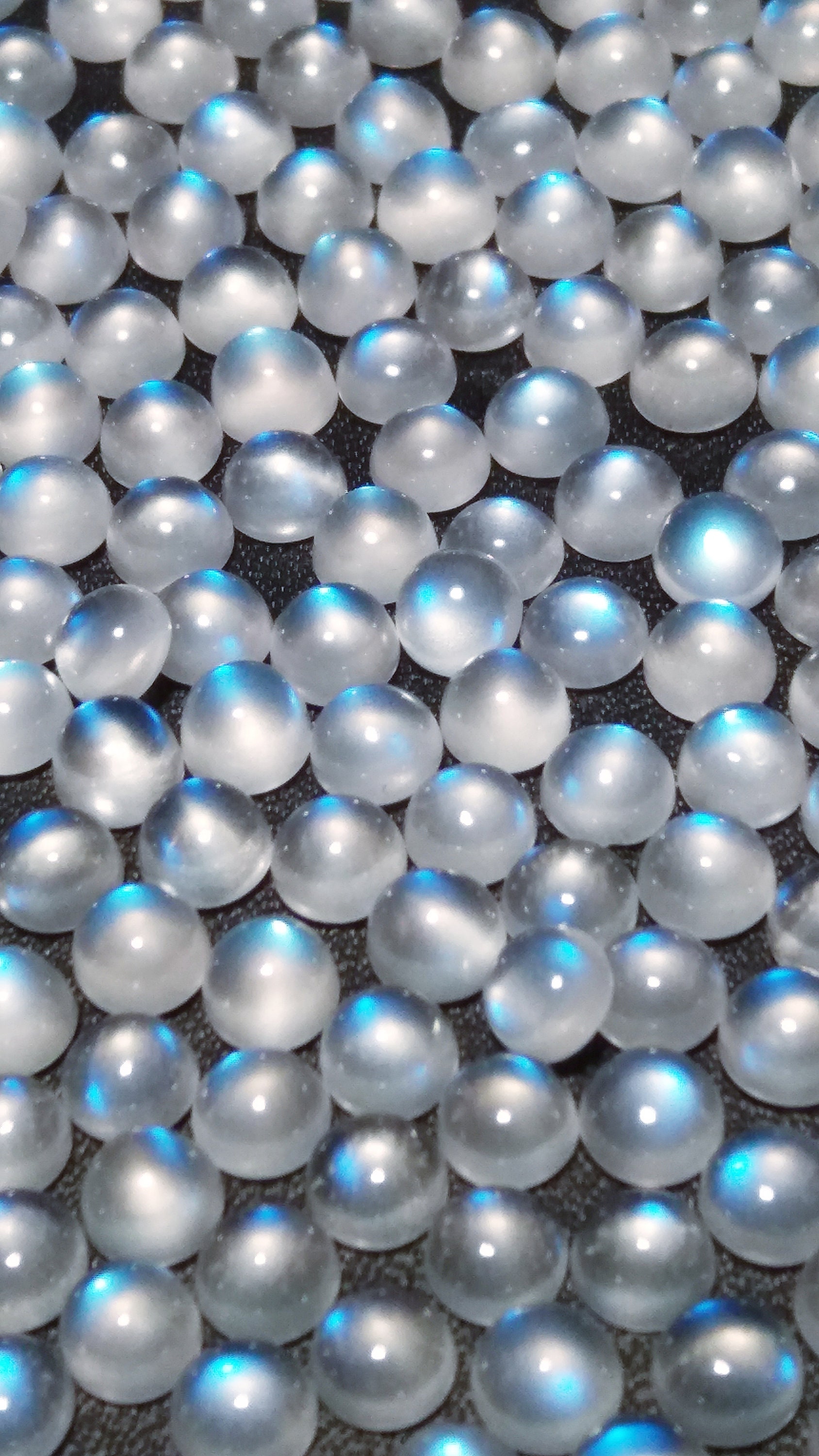 Royal Blue Moonstone Milky 100% Natural Moonstone Very Sharp Blue Sheen ...