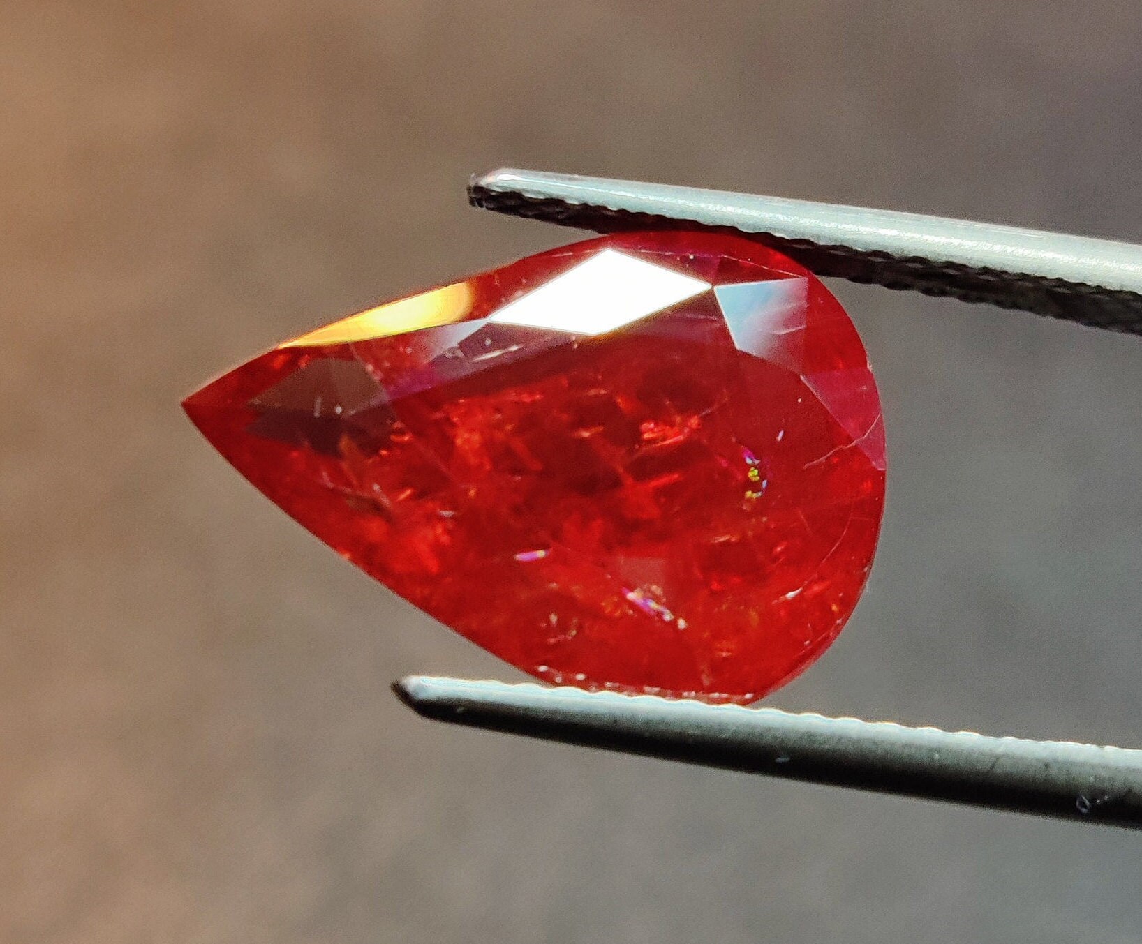 Natural Ruby Earth Mined Red Colour 100 % Natural No Heat No Treatment ...