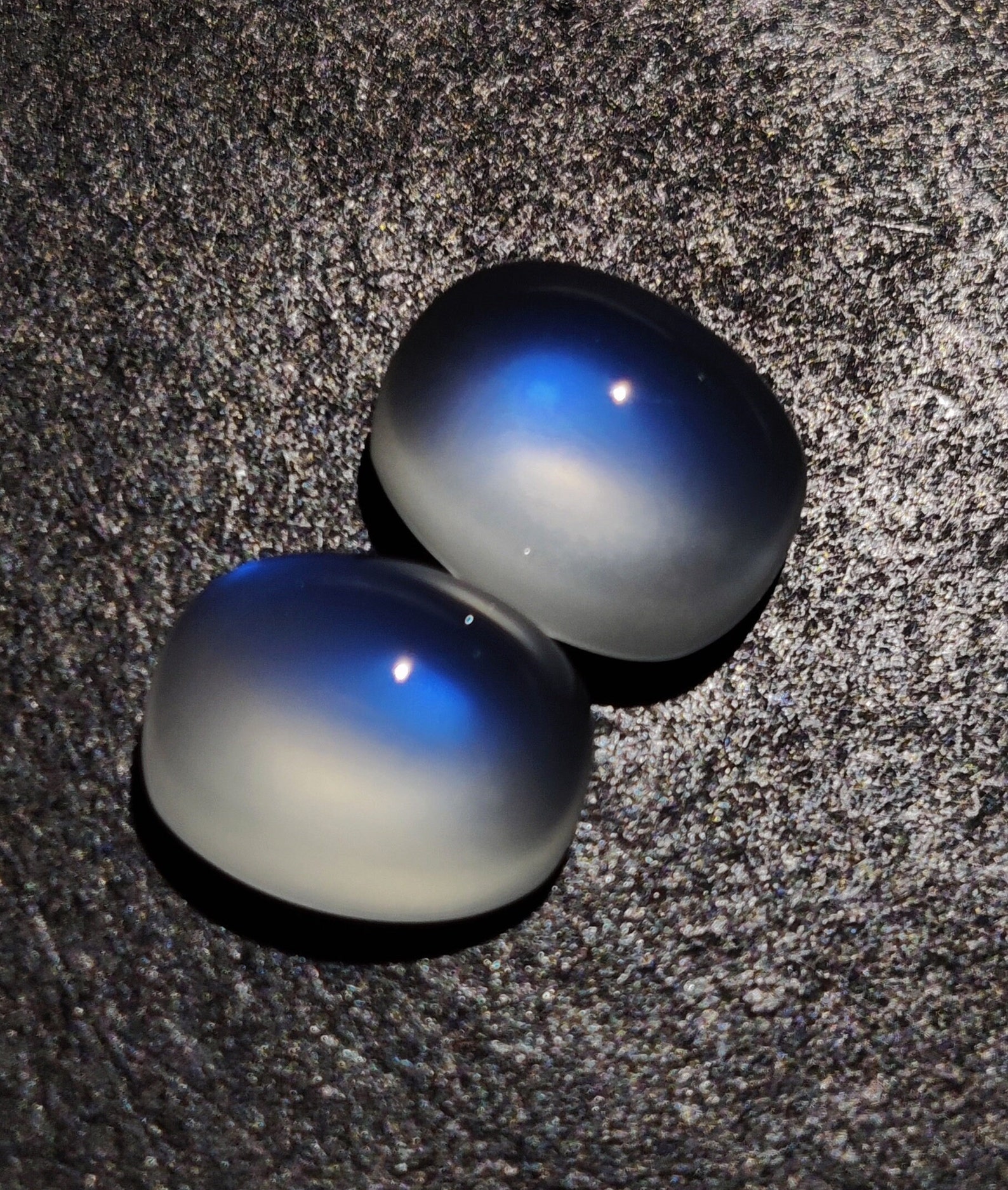 Royal Blue Moonstone 100% Natural Stones Very Sharp Blue Sheen/flashy ...